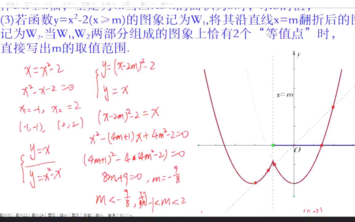 二次函数对称图象的几何画板绘制,动态展示图象变化过程,直观