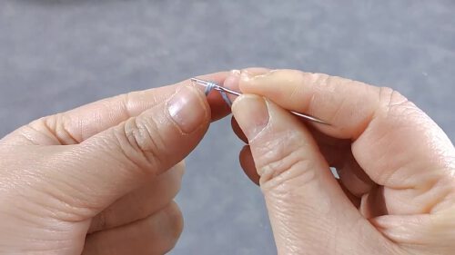 棒针编织小技巧分享,双色线如何拼接更漂亮