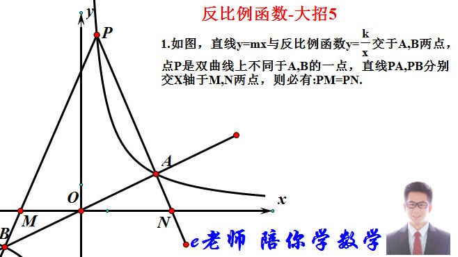 中考数学提分技巧-解决反比例函数问题大招(5)