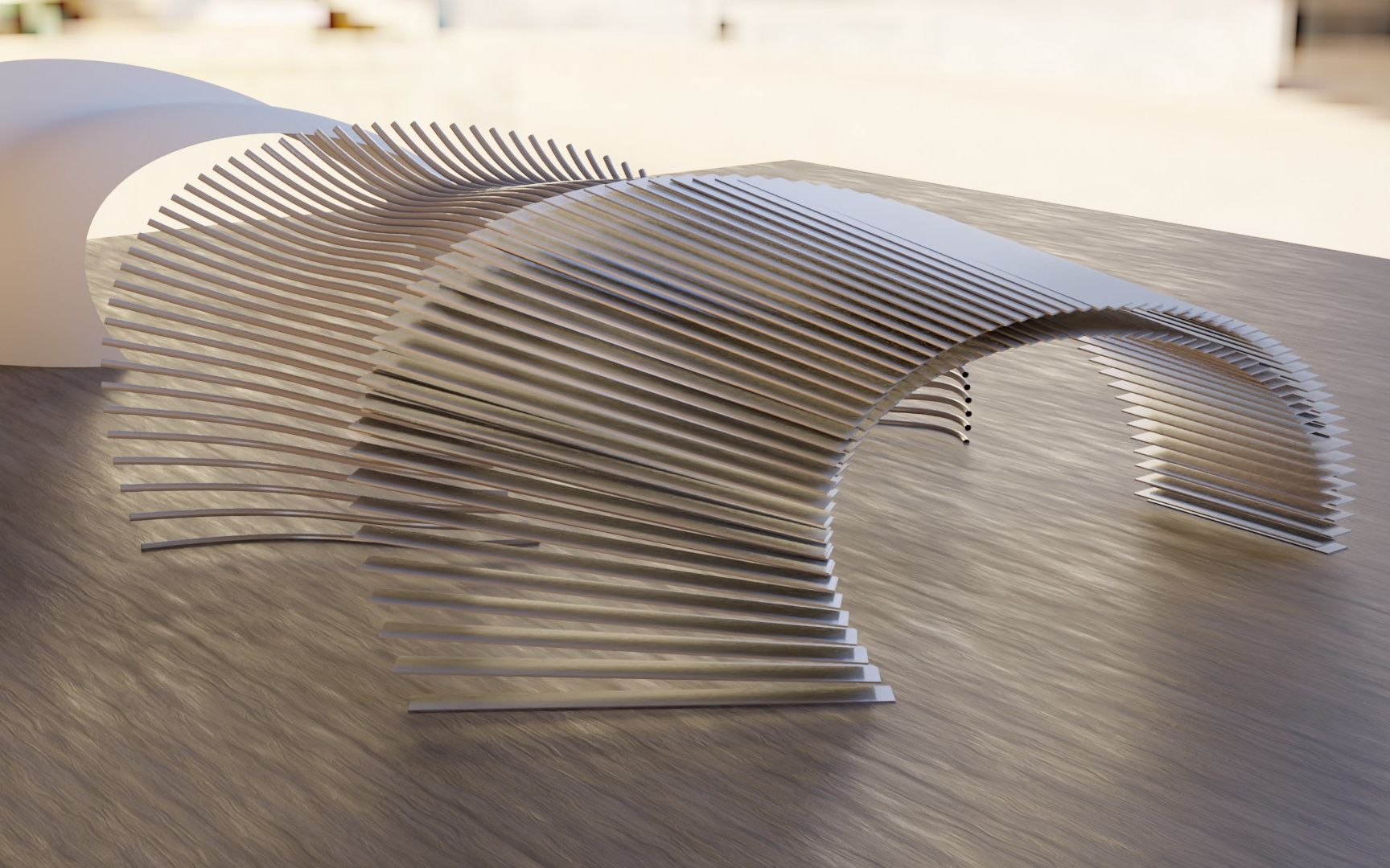 【教程】blender五分钟快速建模系列:弧形廊架