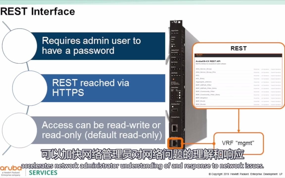 Aruba CX交换机管理和配置检查