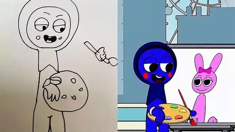 简笔画:看这个神奇的画板