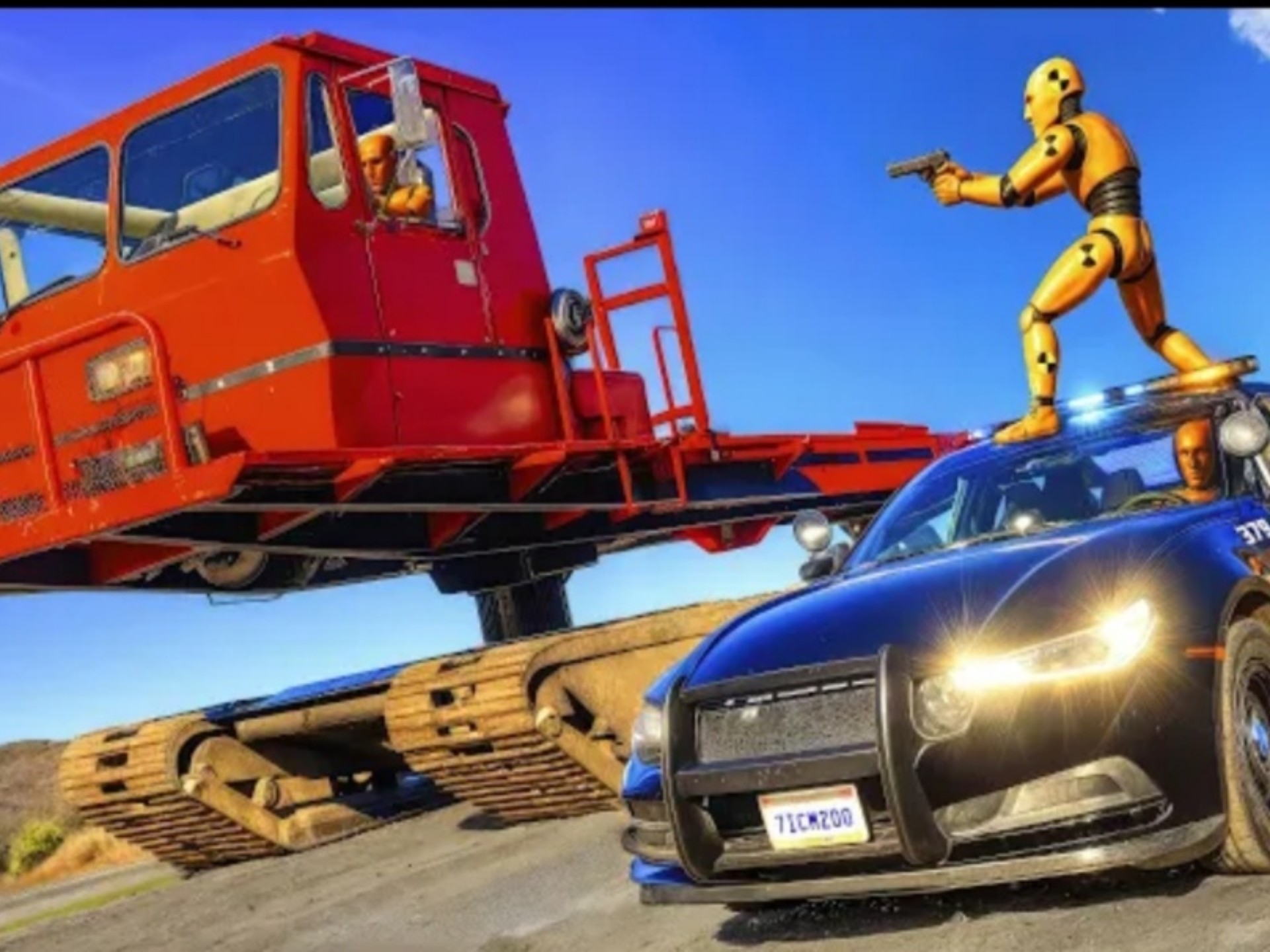 车祸模拟器: 警察追逐与车祸#03,追捕卡车大作战