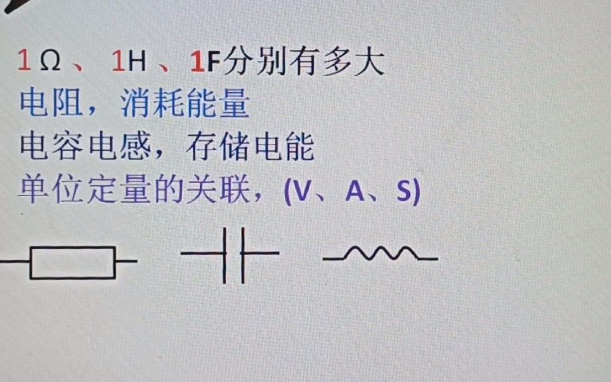 138,1欧姆1亨利1法拉分别有多大?没想到它们是有关联的