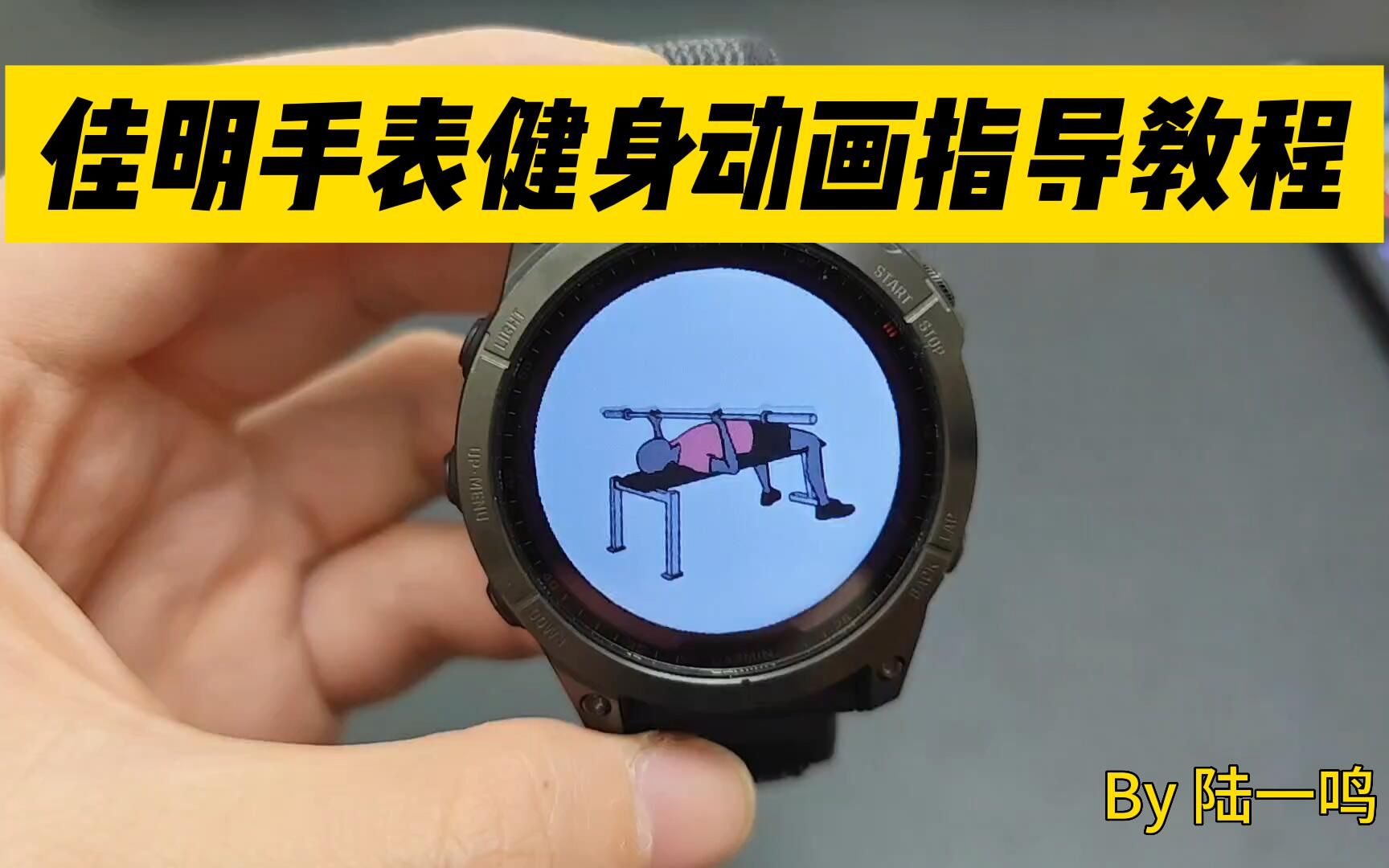 教程:佳明健身动画指导和力量训练使用方法