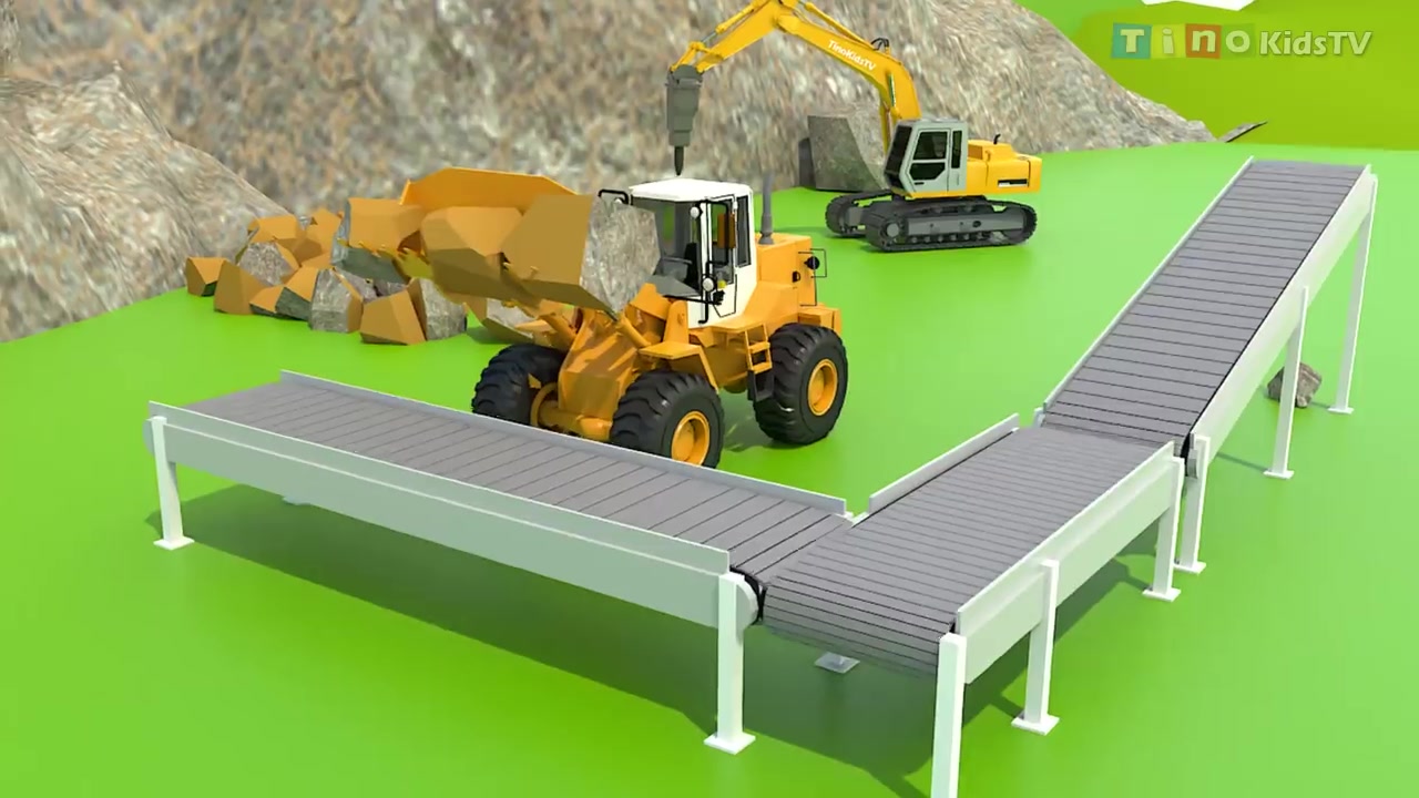 儿童卡通卡车动画