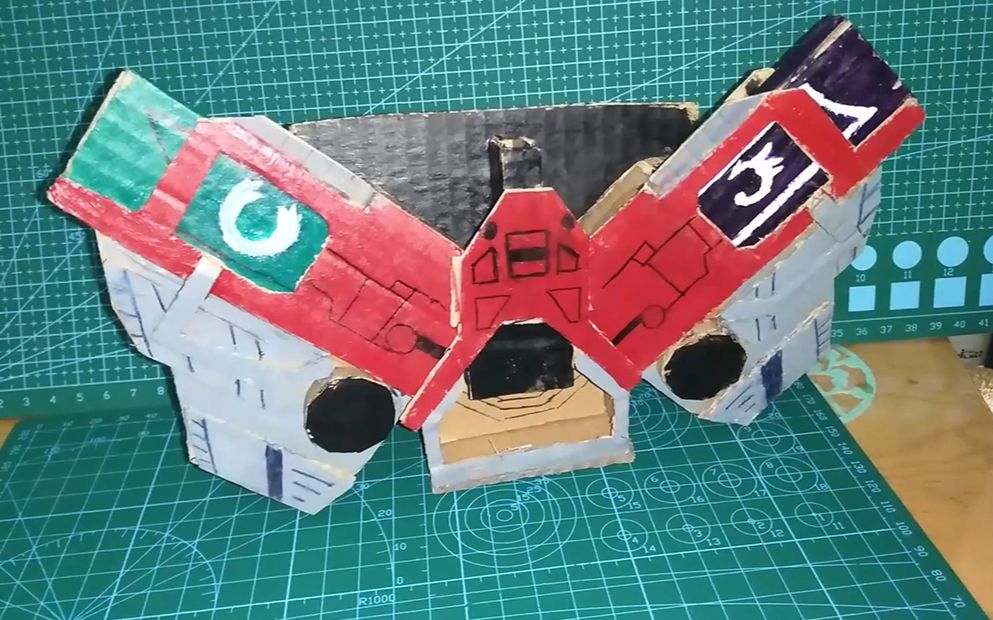 【纸板】制作一个假面骑士w的腰带