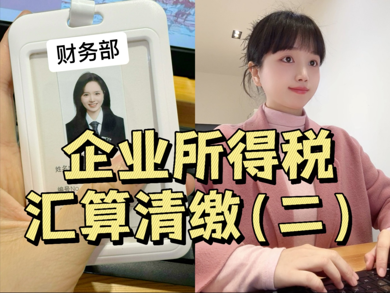 企业所得税汇算清缴超详细操作流程(二)