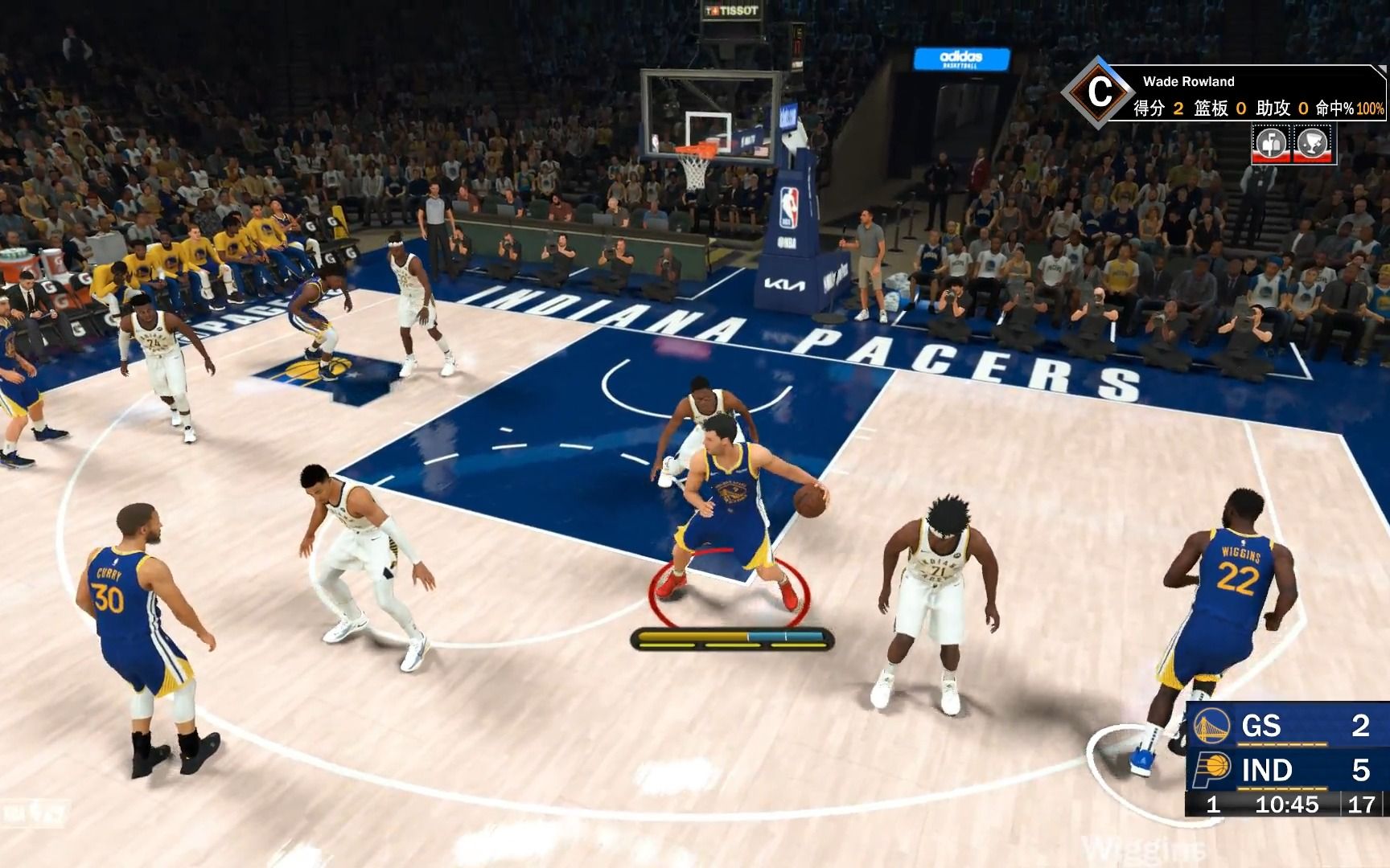 【NBA2K23名人堂生涯】场均30+仍要被交易,勇士大胜步行者_单机...