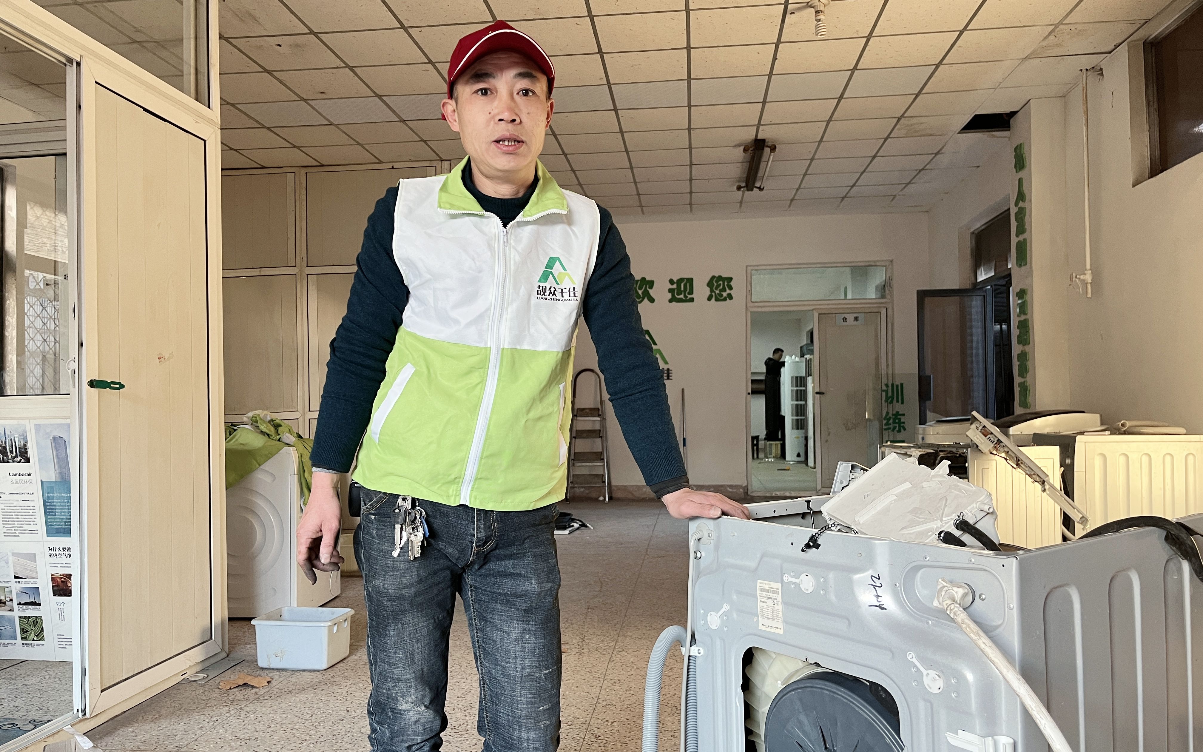 拆洗海尔水晶款滚筒洗衣机,内桶拆出来以后 怎么才能顺利装回去