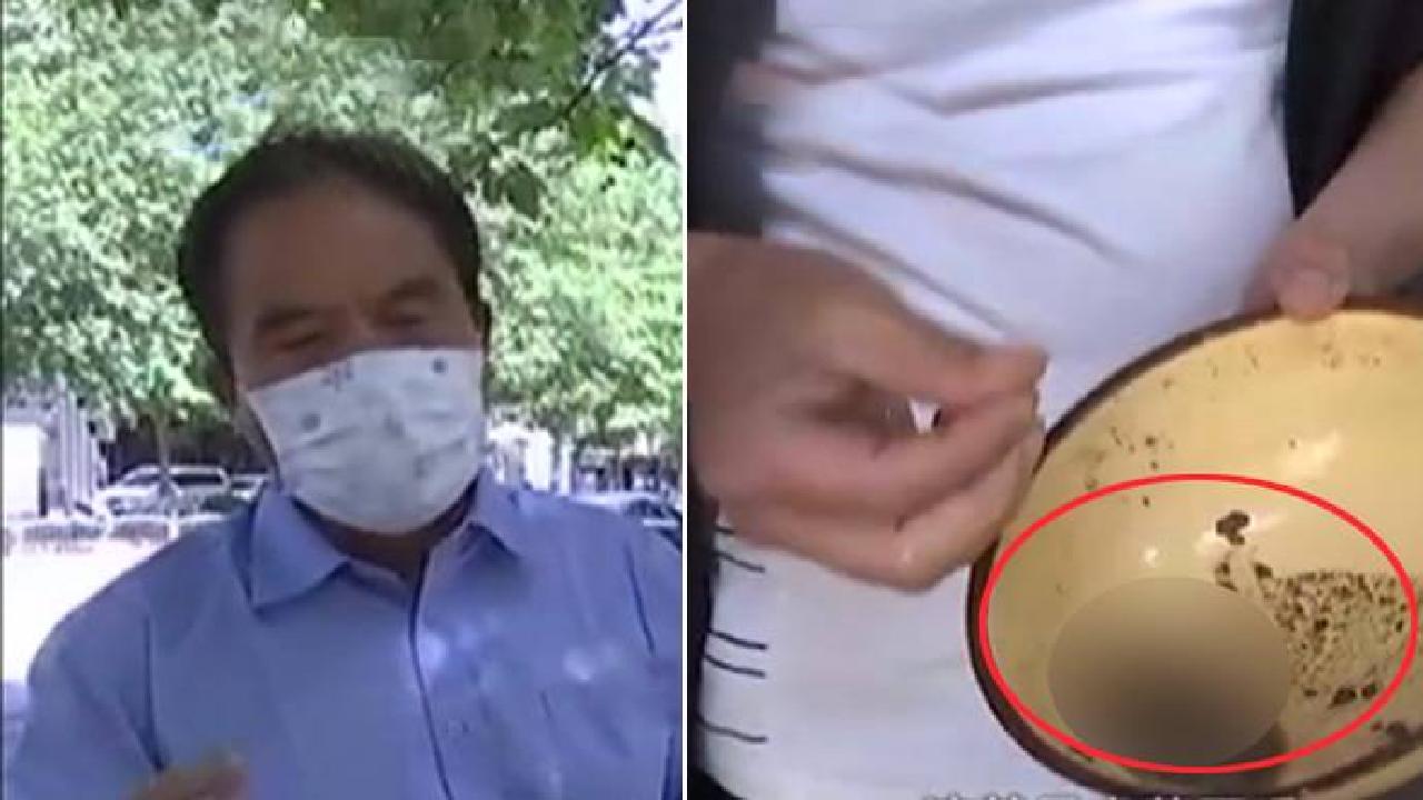 男子将药材磨成粉喝完胸口疼 往碗底一看全是粉末颗粒