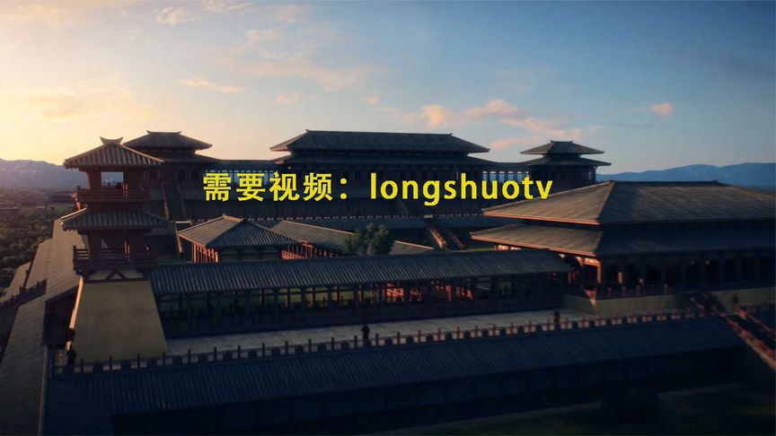 宏伟壮观的古代宫殿 古代都城城市建筑战争皇宫高清实拍视频素材