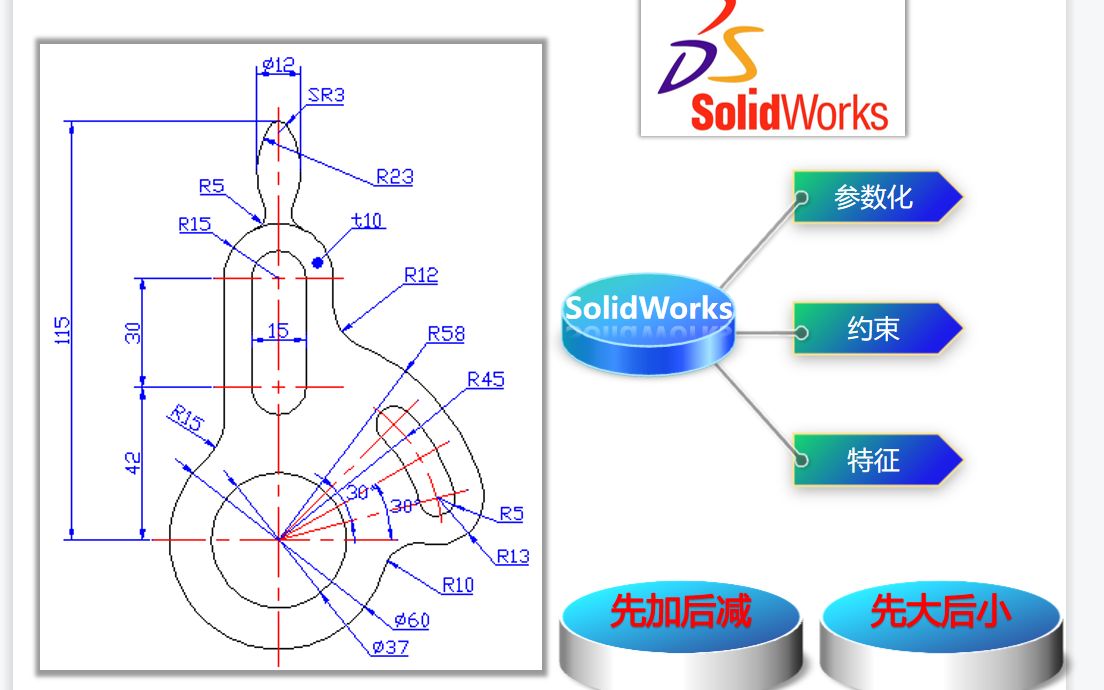 机械制图(二)02 SolidwWorks(挂轮架)