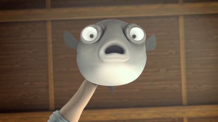 一只会跑会飞的河豚,以为是喜剧没想到结局是悲剧,创意动画短片