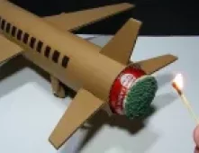 教你用纸板做个航天飞机《创意手工DIY》