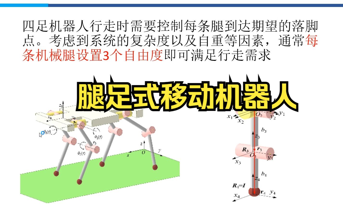 3-33腿足式移动机器人