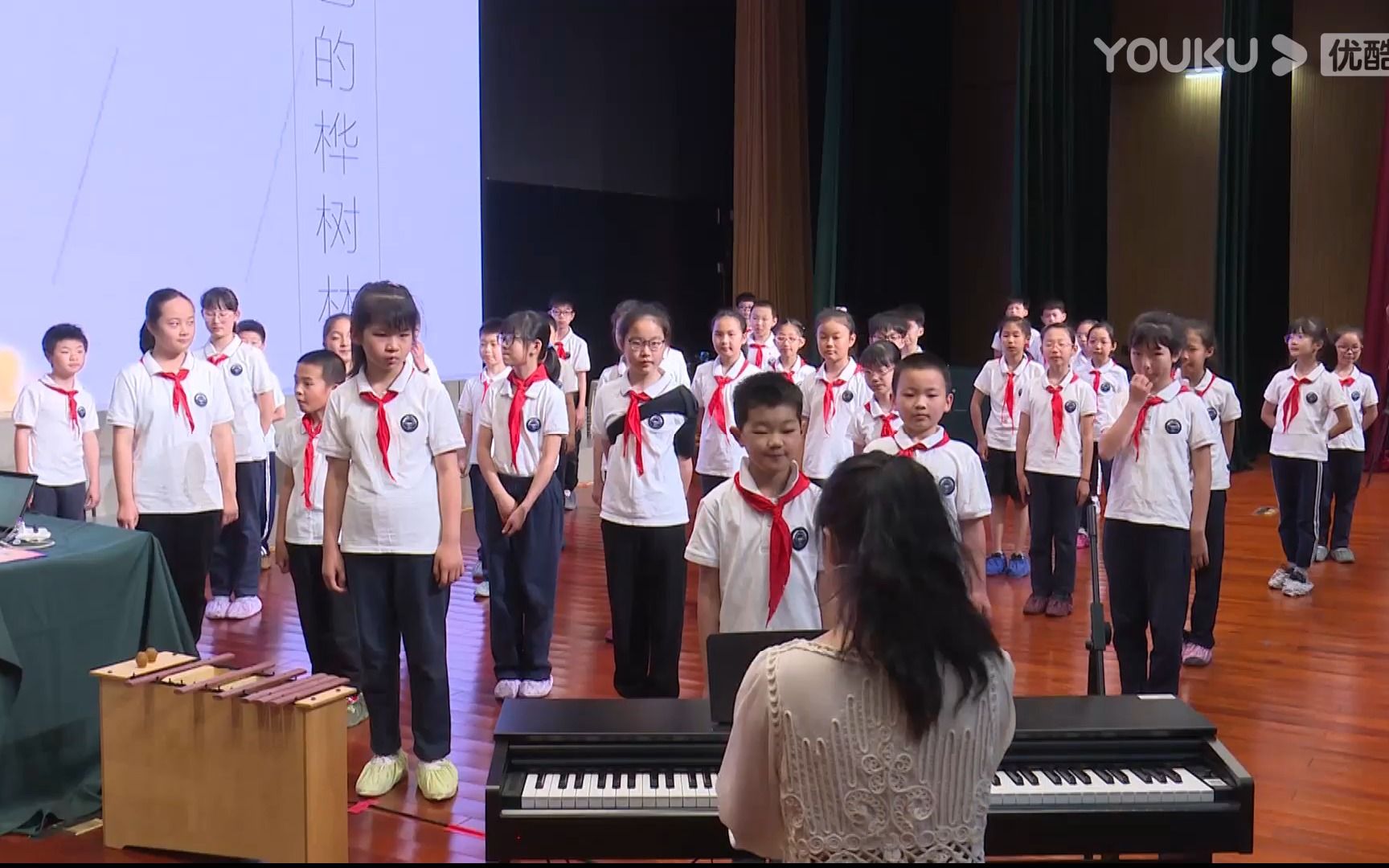 【有完整视频】27五年级音乐观摩课《银色的桦树林》教学视频,2021...