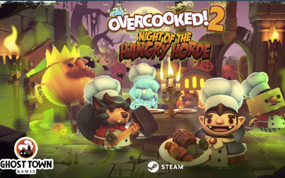 overcooked2 胡闹厨房2 煮糊了2 DLC 饥饿暴走之夜 手残党 单人三星...