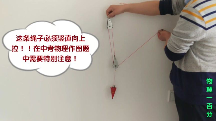 此视频永久解决中考物理“滑轮组绕线”问题!被多数中考生忽视!