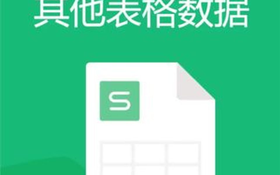 自动获取其它表格数据