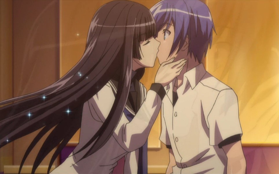 被美少女强吻了,这能拉丝的口水还有点甜!