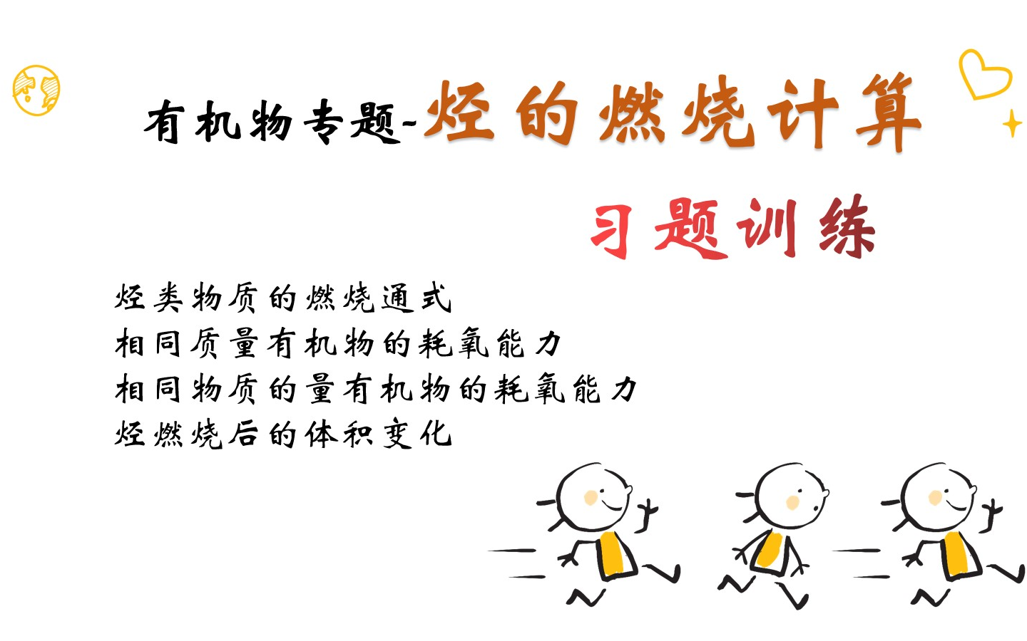 高中化学-有机化学-烃类燃烧计算习题训练