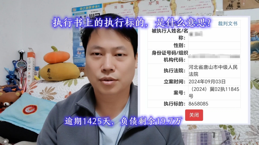 执行书上的执行标的,是什么意思?