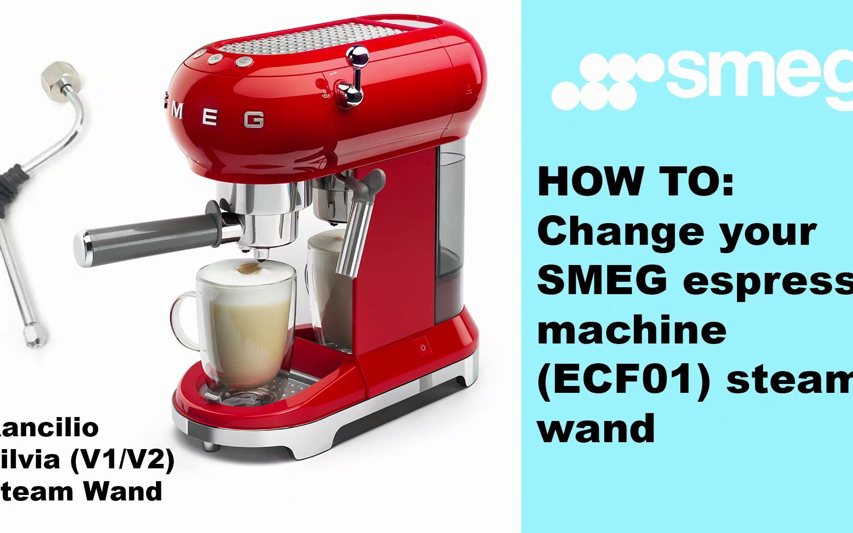 SMEG咖啡机蒸汽管改装视频