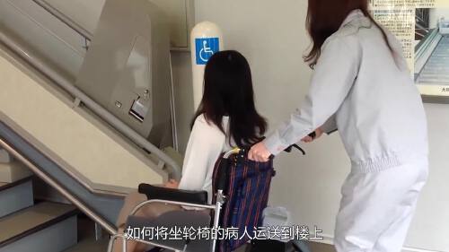 可折叠楼梯轮椅,全自动移动模式,不影响正常楼梯使用