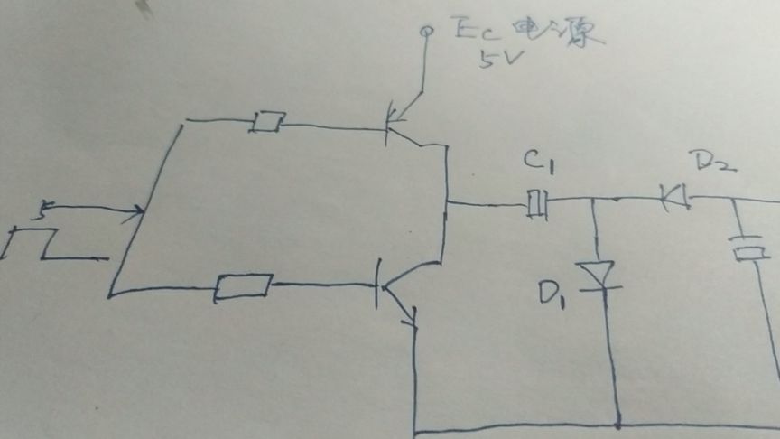 三极管没有导通条件怎么就导通了?
