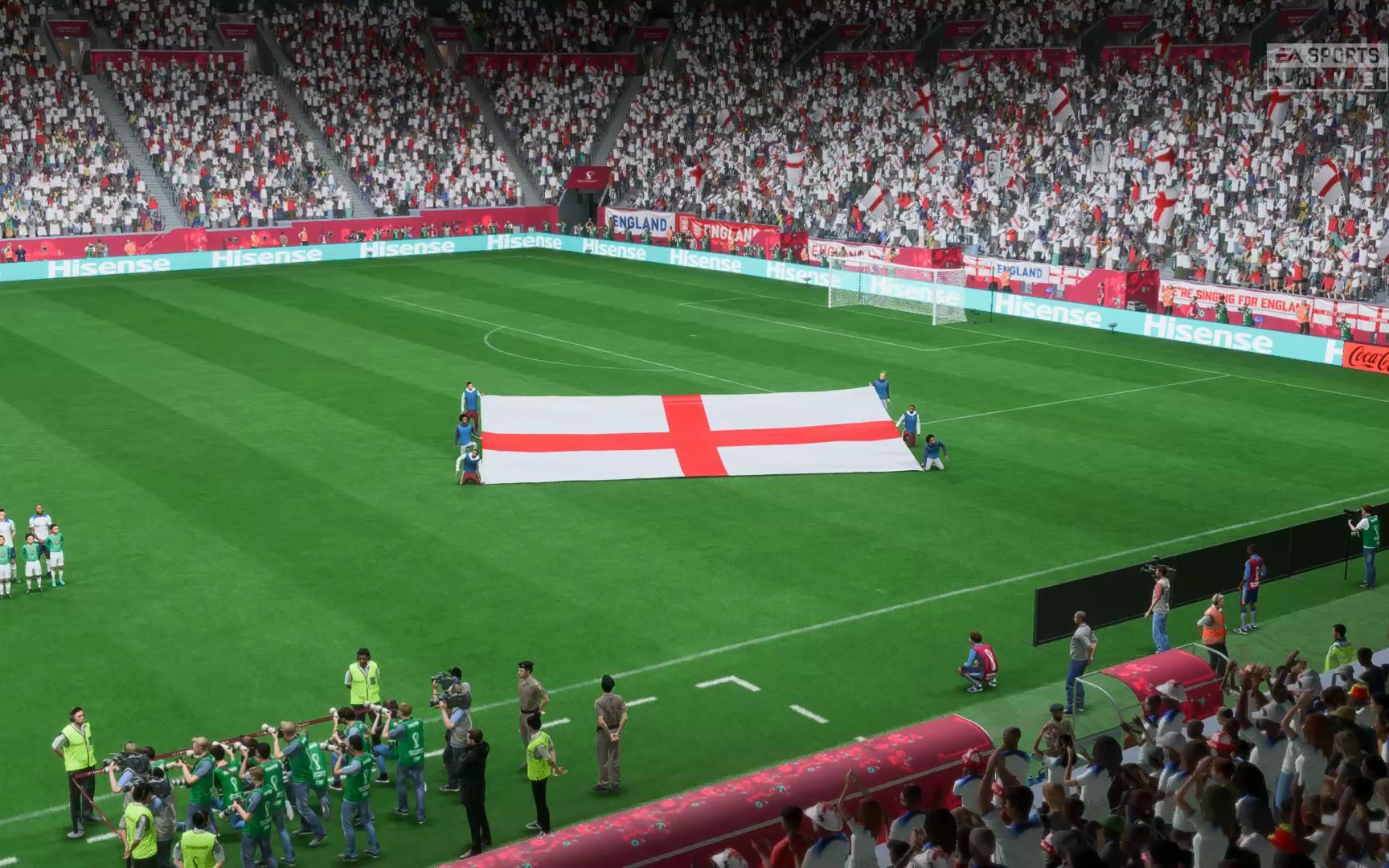 FIFA23 2022年卡塔尔世界杯八分之一决赛 英格兰VS塞内加尔 模拟
