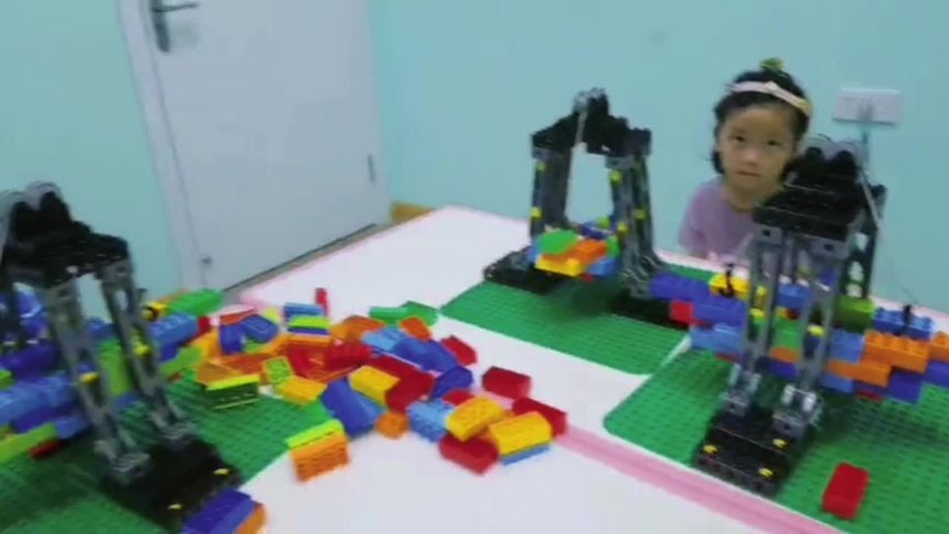 #乐高积木搭建 #机器人编程