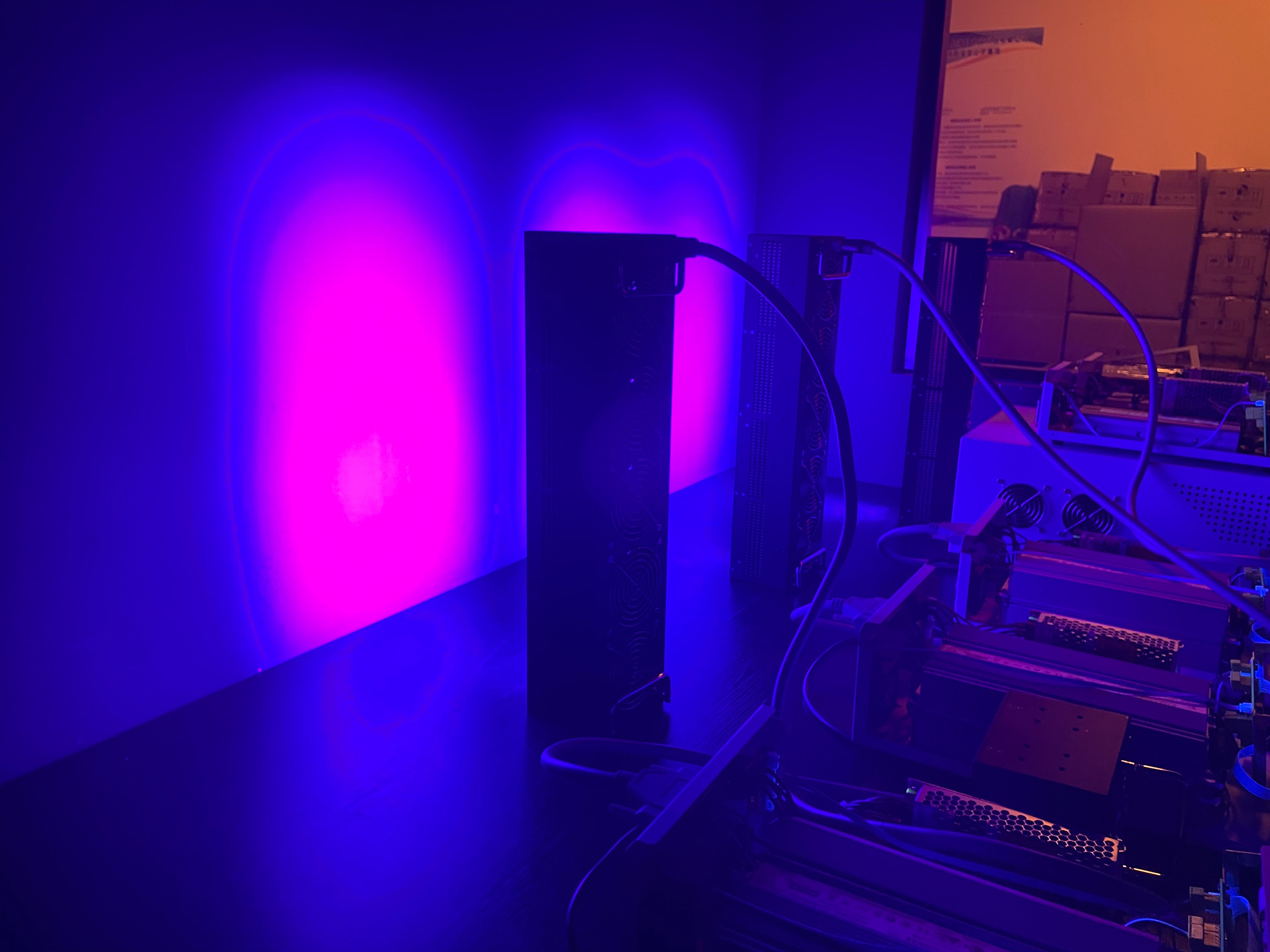 高功率水冷UVLED面光源 发光面积 功率密度 波长 都可支持定做