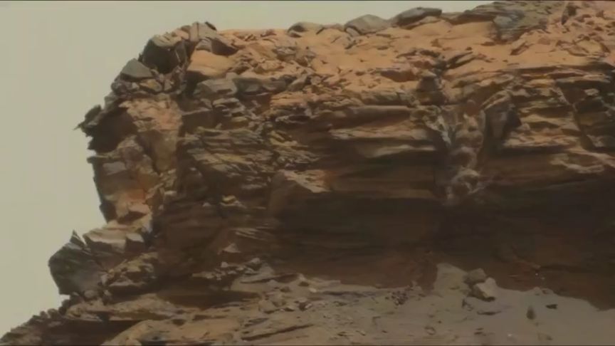 近日火星探测器,在火星上发现一些神秘的,类似于化石