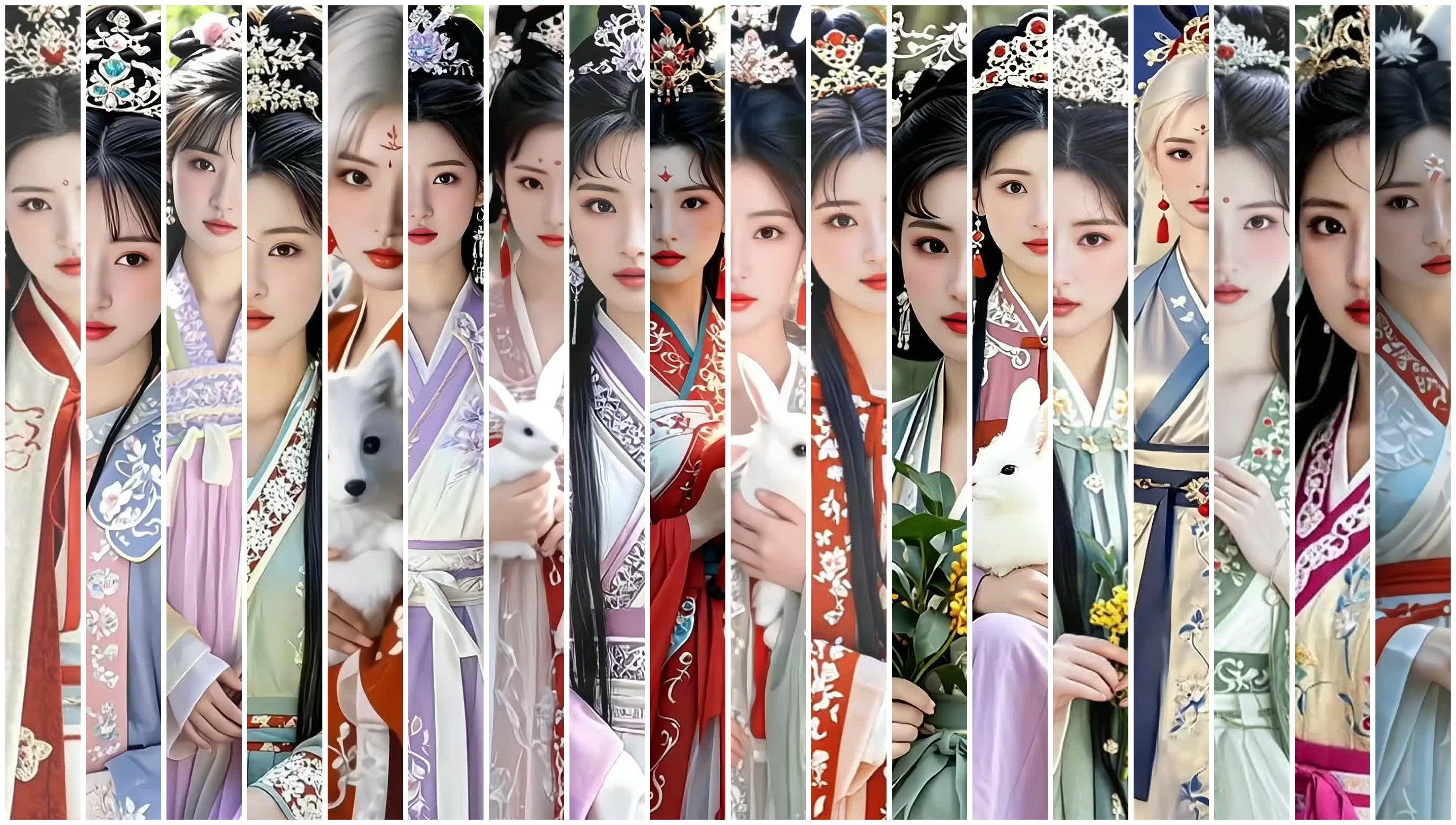 AI动画 ~ 国风佳人姿如画