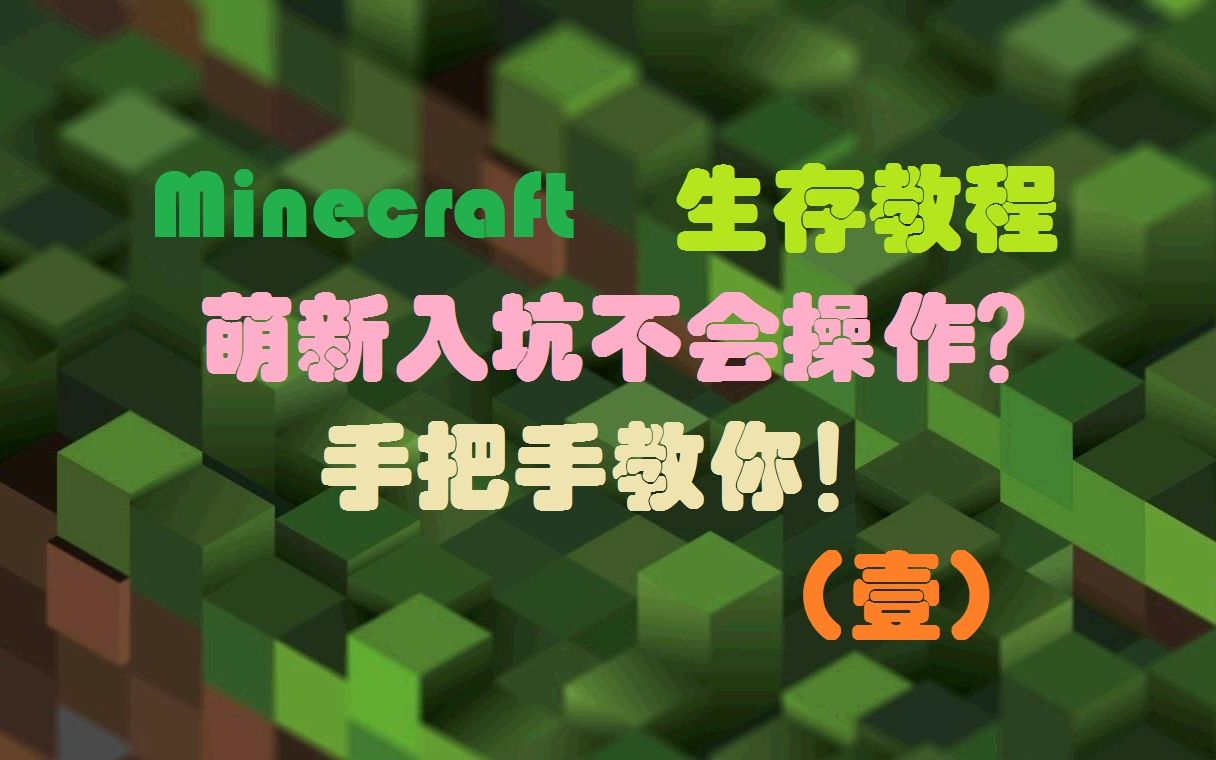 我的世界JAVA版新手教程 壹 入坑必看!