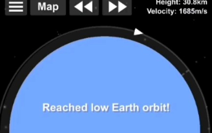 宇宙飞行模拟器 实现了近地轨道,近地轨道变轨,着陆月球再返回