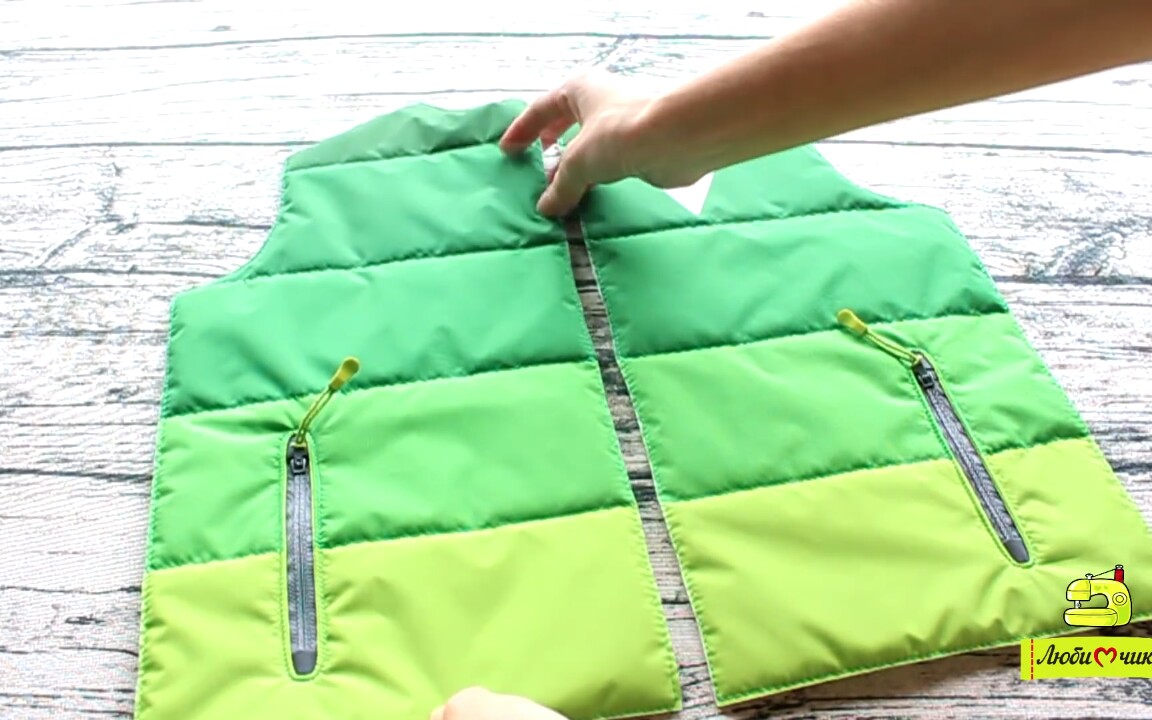 羽绒服DIY:开拉链口袋