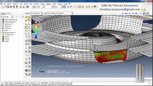 Abaqus教程forge【锻造】仿真