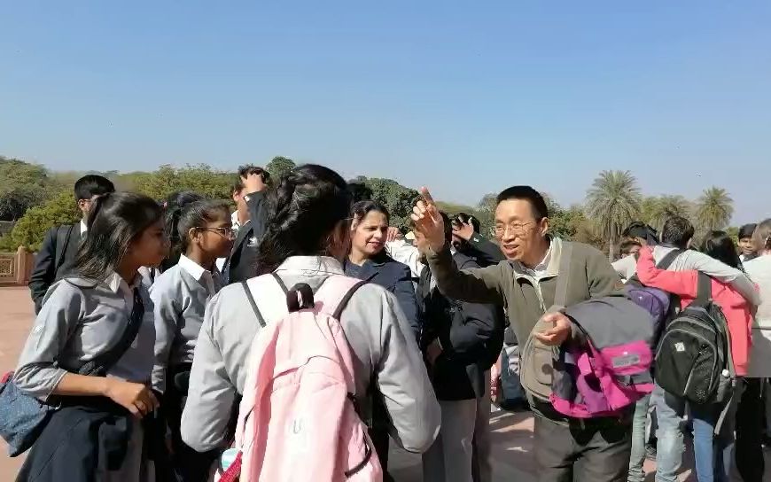 印度国际学校的学生
