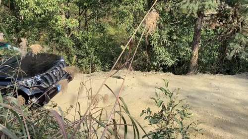 丰田霸道挑战成佛坡一把过