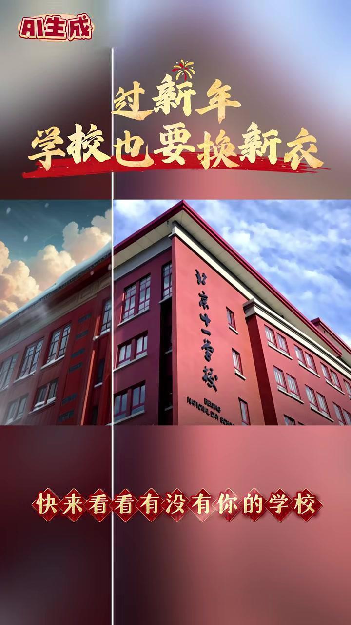 岁至新春,学府校门焕“新颜”,快在评论区分享你学校校门的靓照,为它...