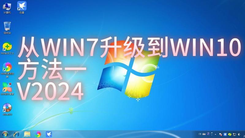 从WIN7升级到WIN10系统方法一V2024