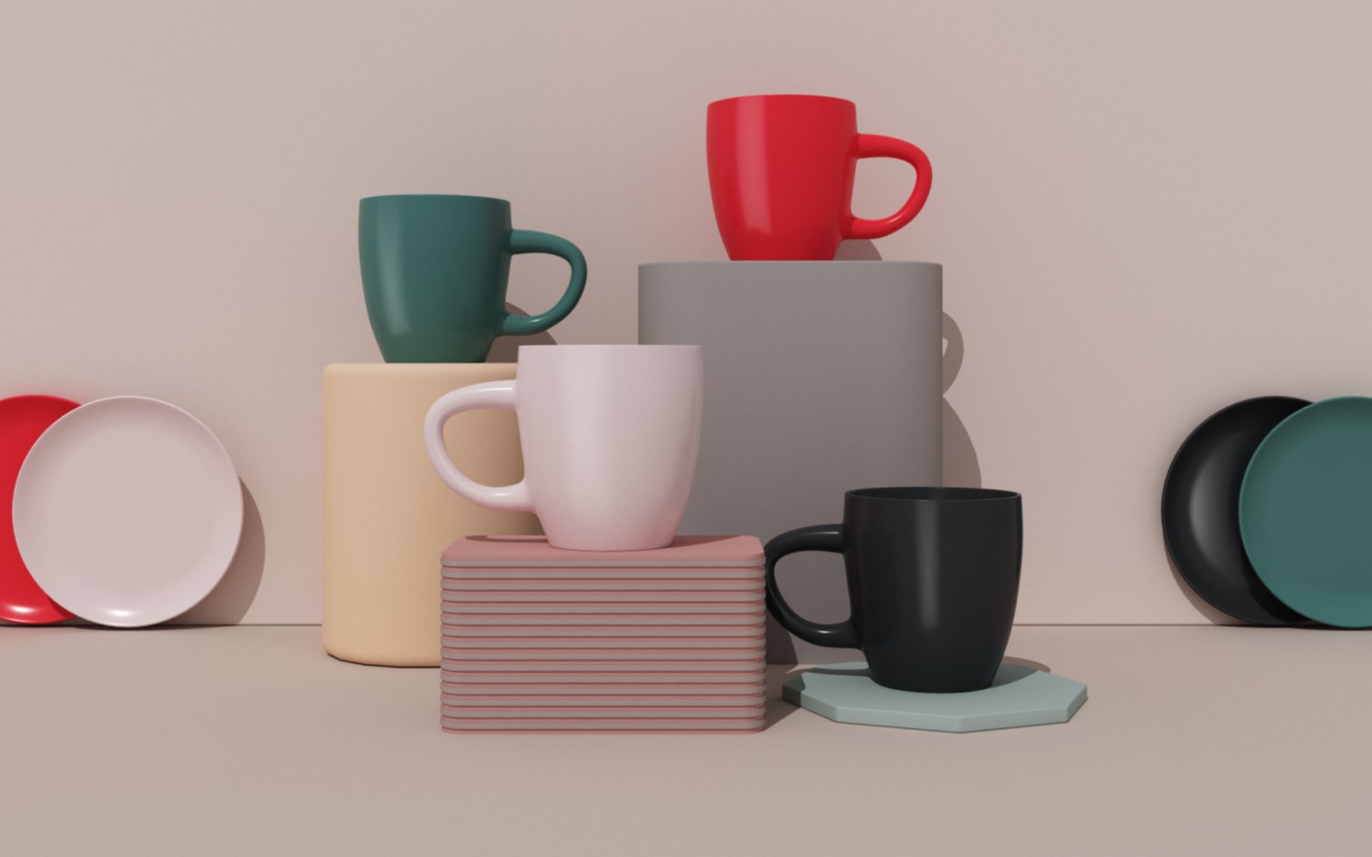 3DSMAX茶杯建模