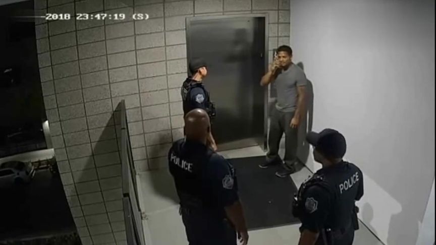 美国警察暴力执法，监控拍下全过程！