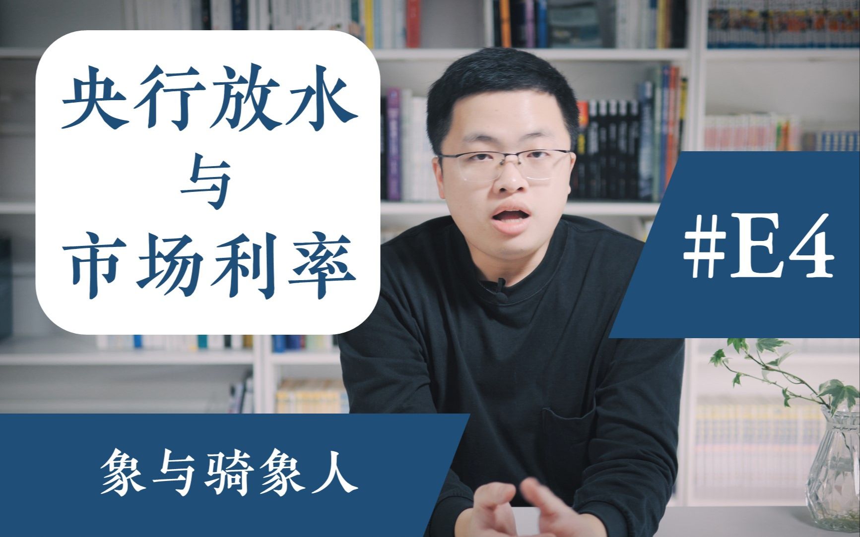 【经济哲学】【E4】象与骑象人?央行放水与市场利率的关系