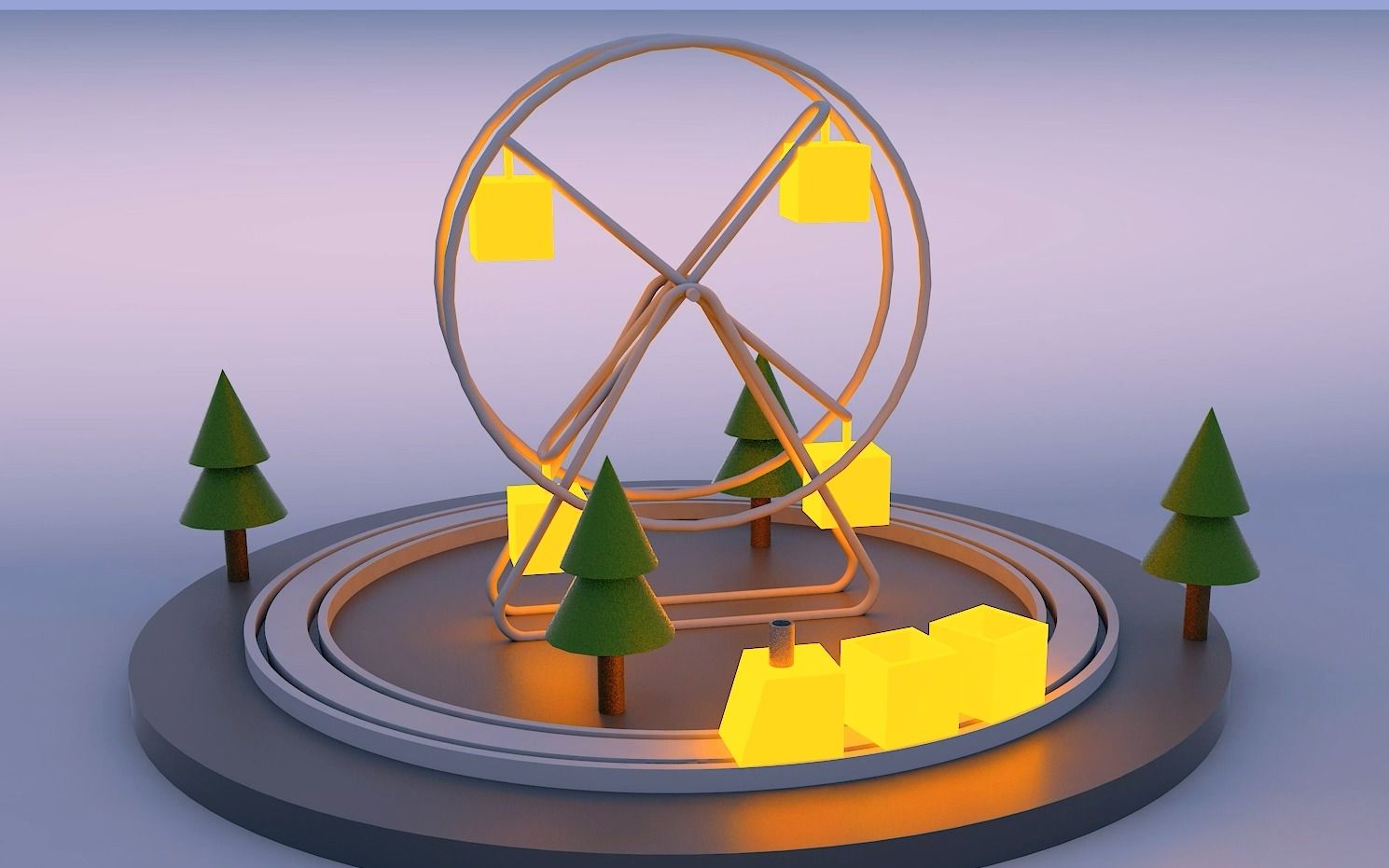 一个渲染了5天才成功导出的C4D结课作业