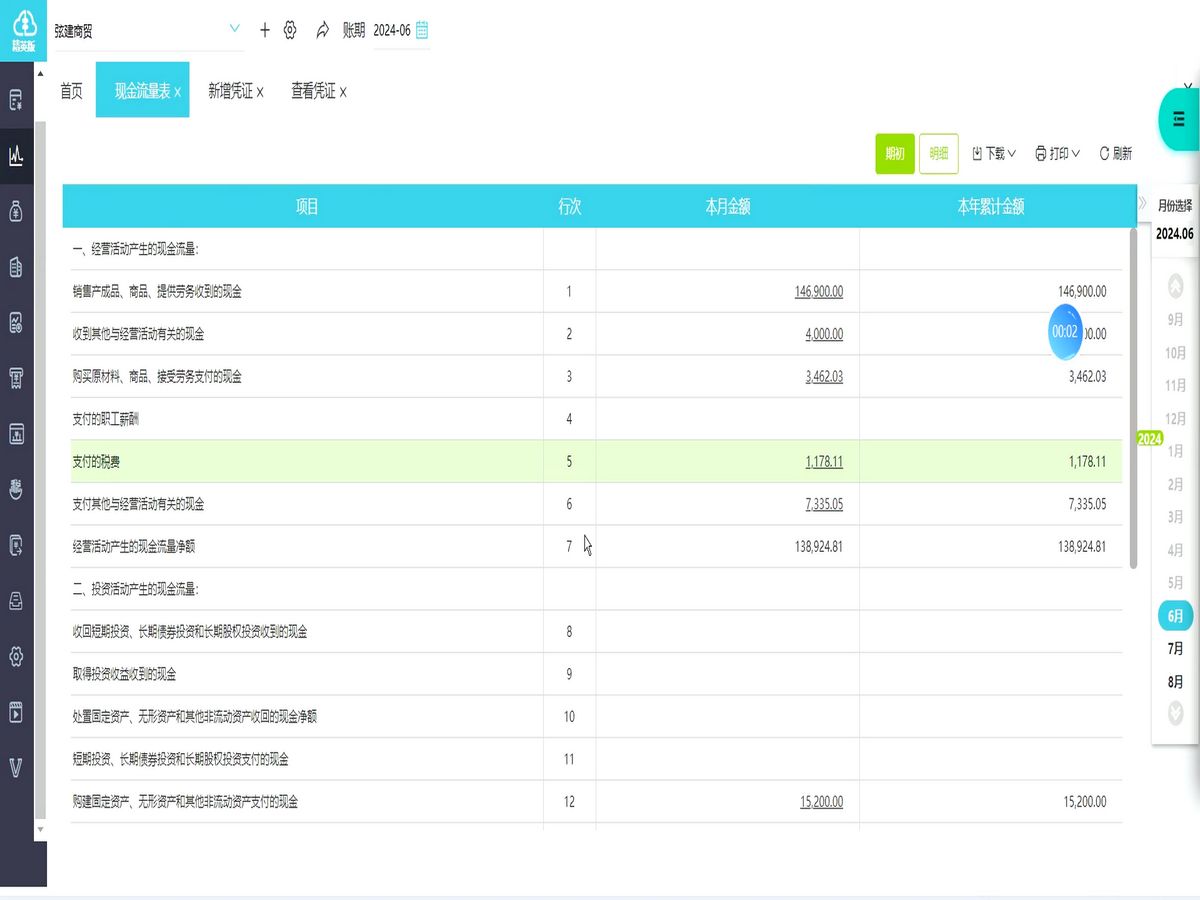 现金流量表是怎么生成的?