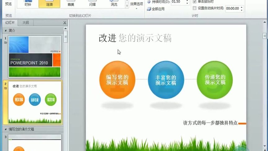 PPT 002|梦幻无穷的幻灯片切换效果