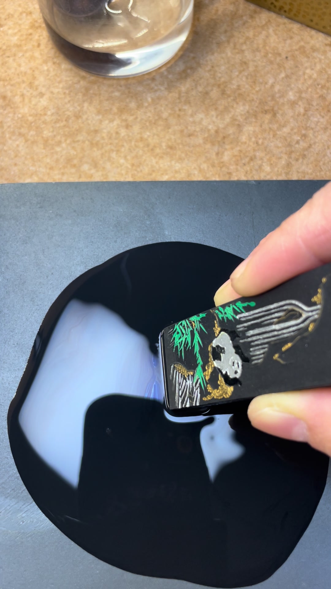 #解压视频 #磨墨 #砚台 #文房